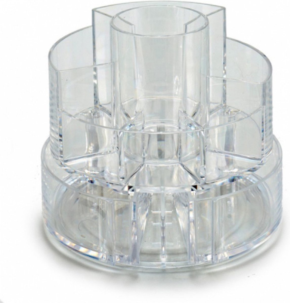 Clever Storage Rond make-up bakje met lades - Transparant ...