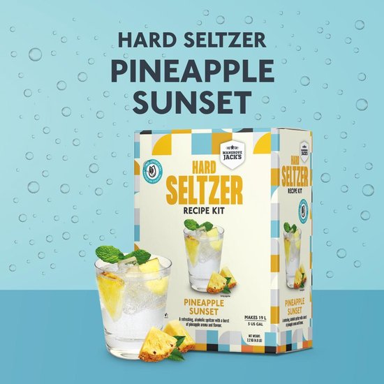 Diy Hard seltzer kit Pineapple | bol.com