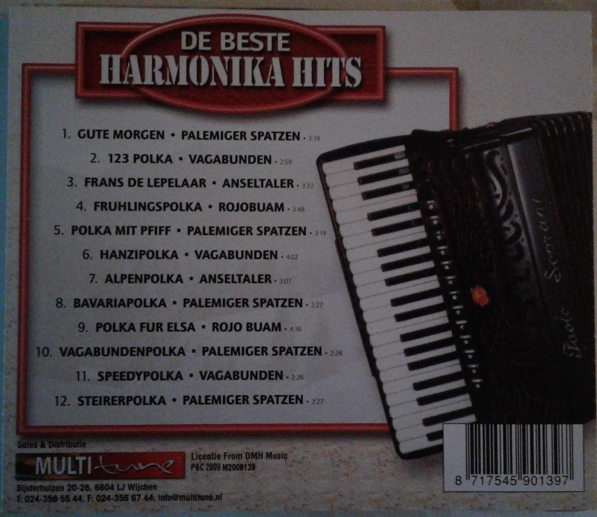 Harmonika hits (De beste accordeon hits), Verschillende artiesten | CD ...