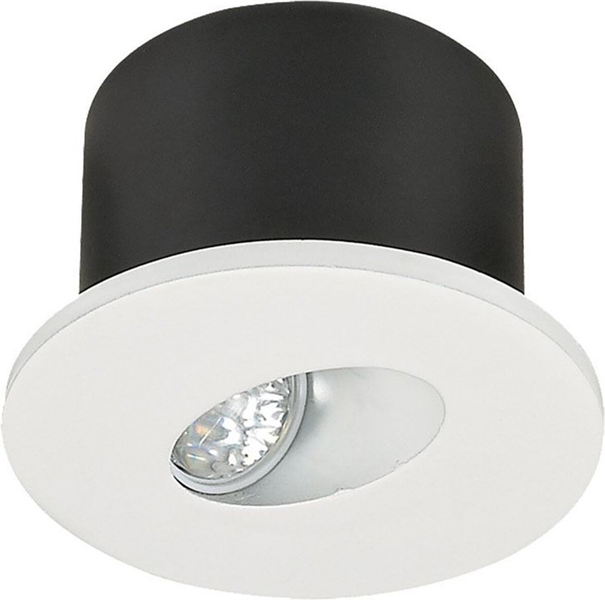 LED Trapspot - Viron Aspo - Inbouw Rond 3W - Warm Wit 3000K - Mat Wit ...