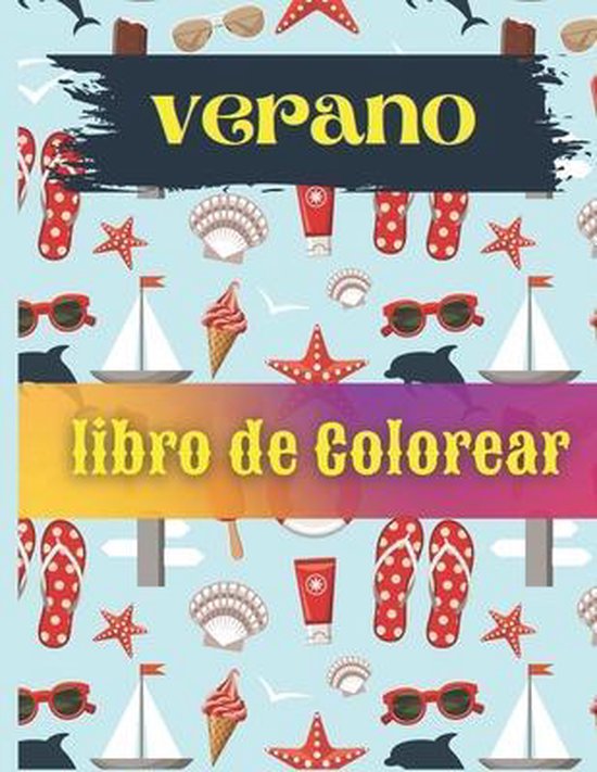 verano libro de colorear, Playa Publishing | 9798513473596 | Boeken ...