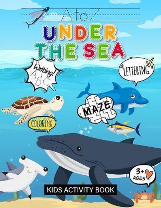A to Z Under the Sea Kids Activity Book: Learn Alphabets & Learn ...