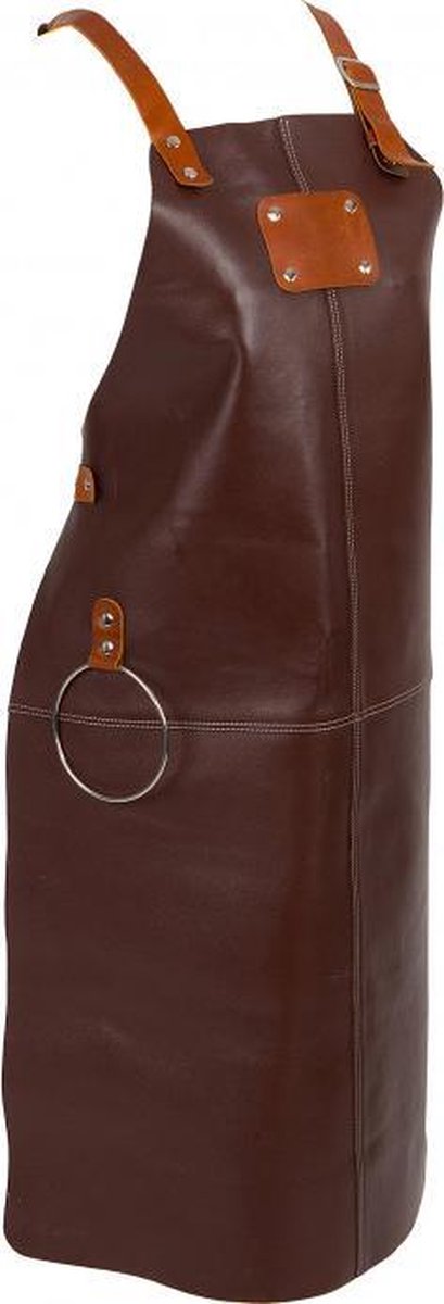 BBQ Schort van echt leder |87,5x 61,4cm Leer schort |Leren schort ...