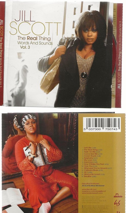 Real Thing: Words & Sounds - Vol. 3, Jill Scott | CD (album) | Muziek | bol