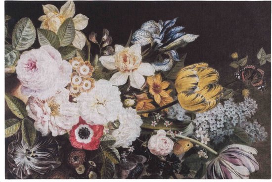 Viola - Design vloerkleed met Bloemenprint | bol