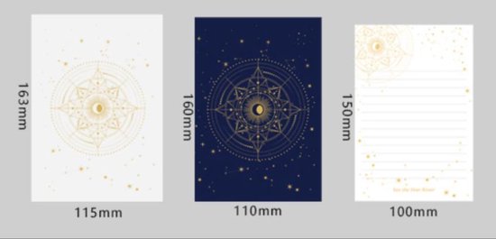 Astro Tabel Postkaarten Set | Leuke Mooie Speciale Postkaarten ...