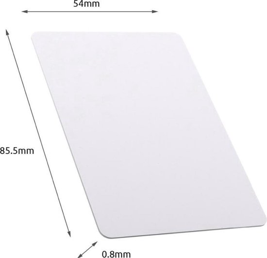 Ultracard PVC card Mifare Classic 1K, pk a 100 stuks / PVC kaarten ...