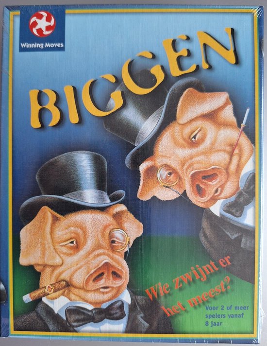 Winning Moves Biggen Spel - Dobbelspel met varkentjes - Voor 100 punten ...