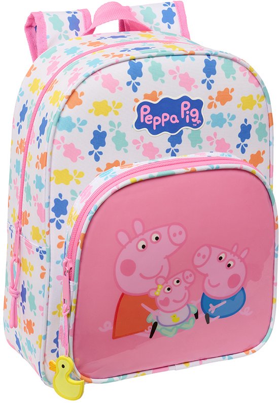 Peppa Pig Rugzak Colours - 34 x 26 x 11 cm - Polyester | bol
