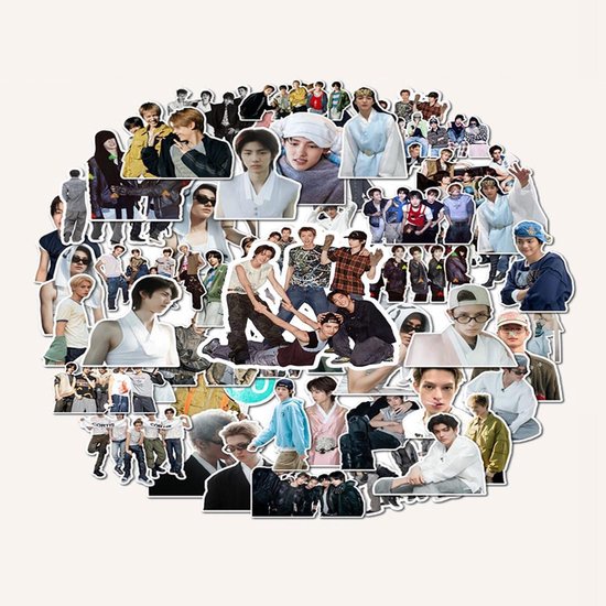 55 Stuks Kpop Stickers Set voor Decoratie en Cadeau | bol