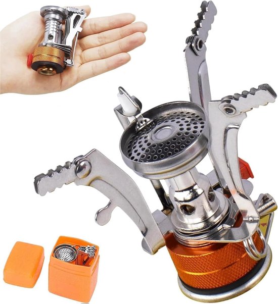 Camping Gasstel - Mini-Gasfornuis - Compact En Ultralicht - Met Piëzo ...