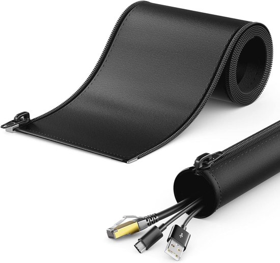 Kabelhoes met Ritssluiting 1,5m - Kabelmanagement 40mm Diameter ...