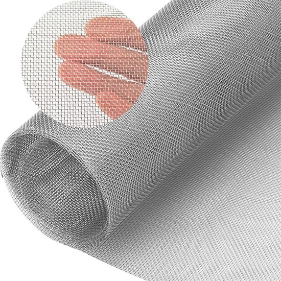 Roestvrij Staal Geweven Gaas Rol - Fijn Metaal Filter voor Tuin ...