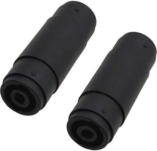 4-Pin Audio Jack Extension Plug - Female Speaker Jack Adapter (2 Pack ...