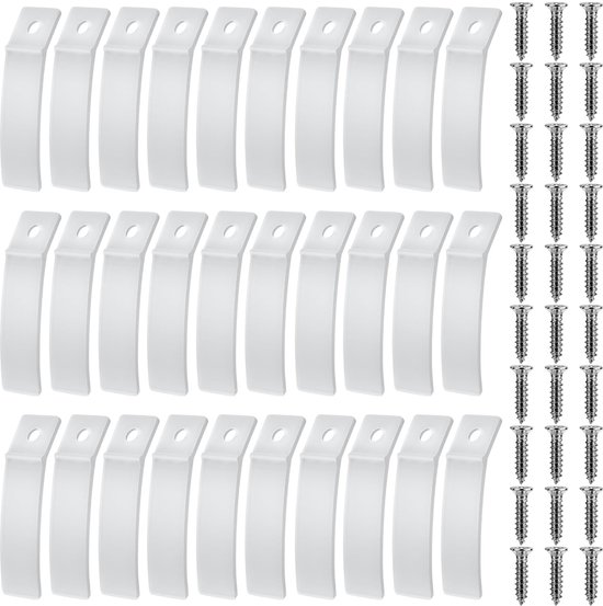 30 Pcs Non Slip Drawer Stoppers, Plastic Drawer Stoppers with Screws ...