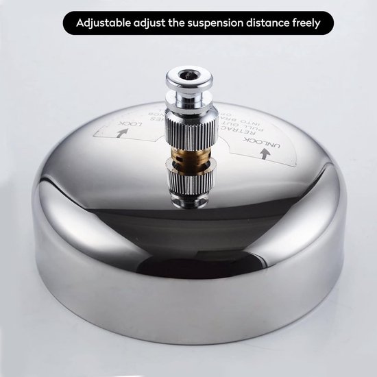 Uittrekbaar RVS Waslijn voor Balkon en Buiten - Wandmontage - 2.8 Meter ...