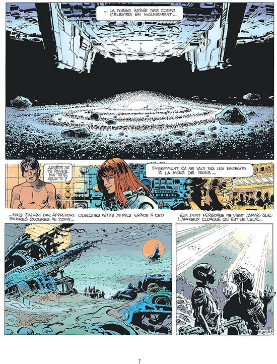 Sciencefiction stripverhaal over intergalactische avonturen en ...