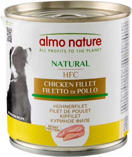 Natvoer Hond met Kipfilet van Voedingskwaliteit - Natuurlijke ...
