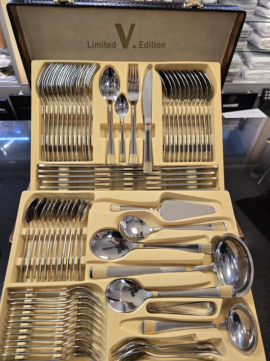 Bestekset BABIJ Bachmayer BM-7258, 72-delige set 1810 RVS | bol