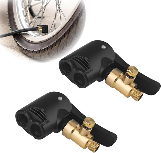 2 Pieces Adapters - Franse Ventiel Adapter - Auto Ventiel Adapter ...