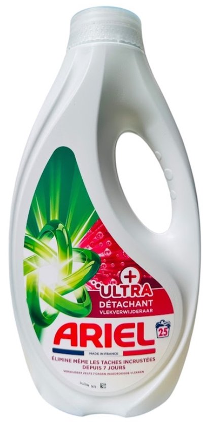 1 x Ariel – Vloeibaar Wasmiddel – Ultra Vlekverwijderaar – 1125 ml – 25 ...
