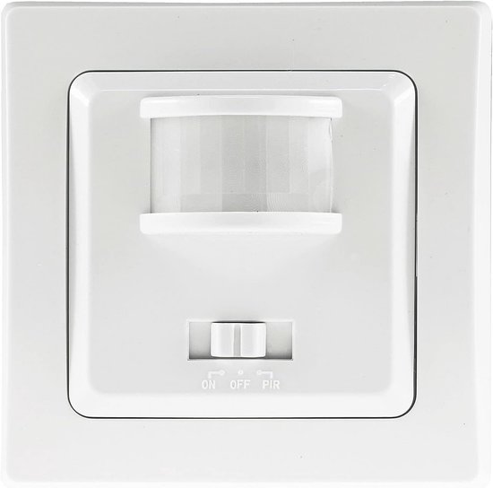 Inbouw Bewegingsmelder Binnen 160° Hoek 3-Draads Techniek 7m Bereik Wit ...