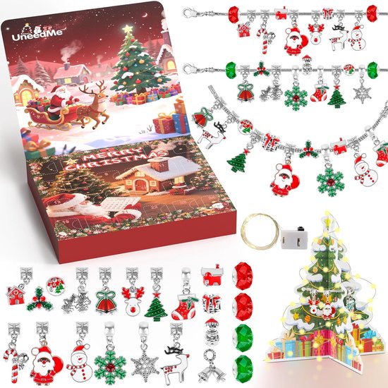Advent Kalender Armband Set - Cadeaus voor Tieners - Creatieve ...