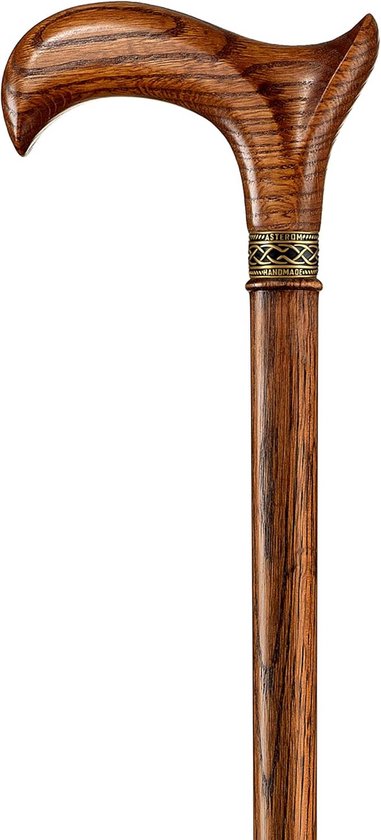 Ergonomische Houten Wandelstok voor Dames en Heren - Unieke Design ...