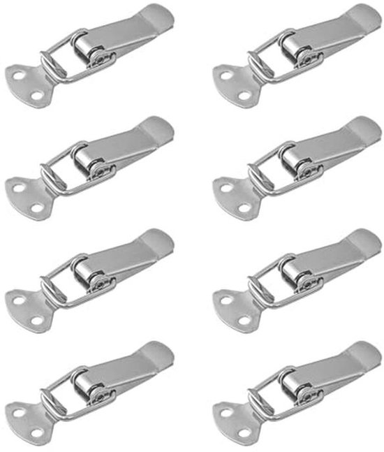 Set van 8 RVS Spansluitingen, Sluitingen en Haaksluitingen voor Koffers ...