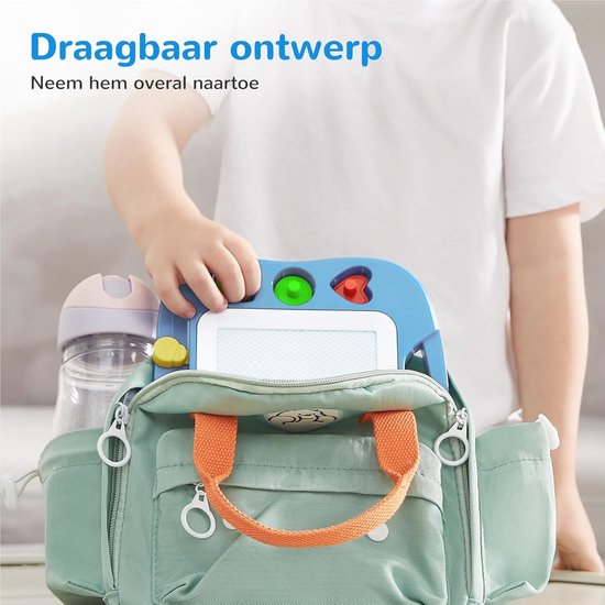 Magnetisch Tekenbord voor Kinderen met Stempels, Creatief Educatief ...