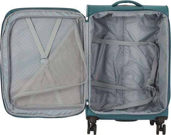 Lichte Trolley 68 cm van Nylon met Telescopisch Handvat | bol