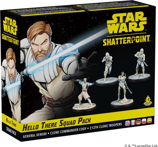 Star Wars Shatterpoint General Obi-Wan Kenobi Squad Pack | Games | bol
