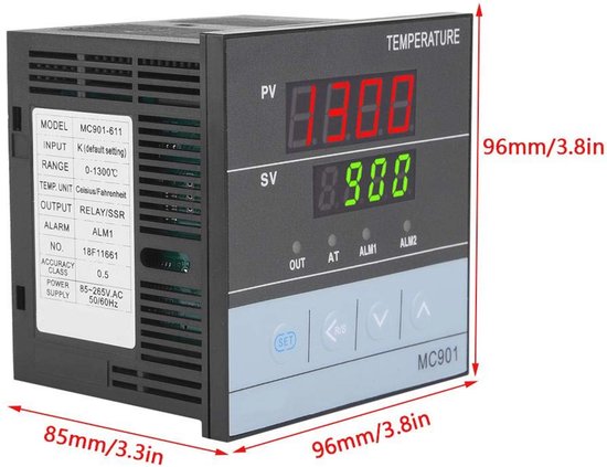 Contrôleur de Température PID Numérique pour Régulation de Température Précise avec... | bol