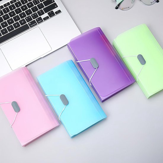 Classeur de Documents Coloré A6 pour Factures, Bons d'Achat et Cartes ...