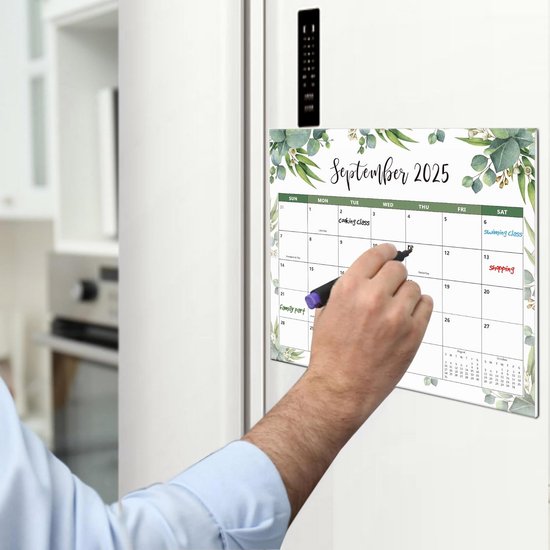 Magnetische kalender voor koelkast 2023-2024, 15 x 12 inch, juli 2023 ...