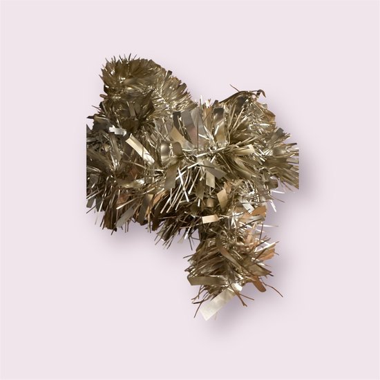Luxe Kerstslinger – Zijden Champagne – 2 Meter – Fijne & Grove ...