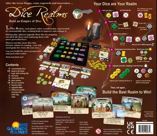 Dice Realms - Jeu de plateau (ENG) | Jeux | bol