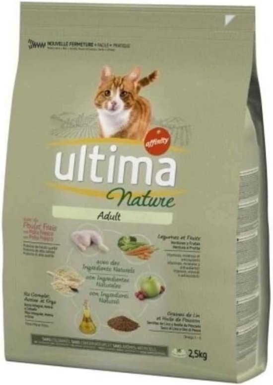 Droogvoer voor katten met kip en volle granen - 2,5 kg | bol