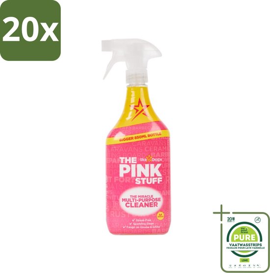 20 x The Pink Stuff - Allesreiniger - Multi-Purpose Cleaner Spray - 850 ...