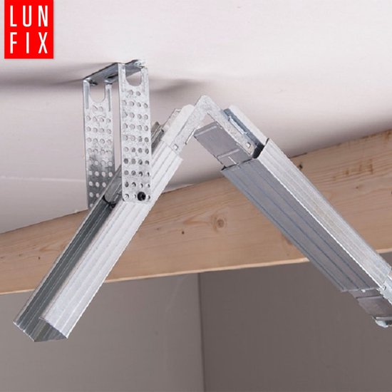 LUN FIX - Directe hangers 60/75mm - 1 stuk - Materiaaldikte 1 mm ...