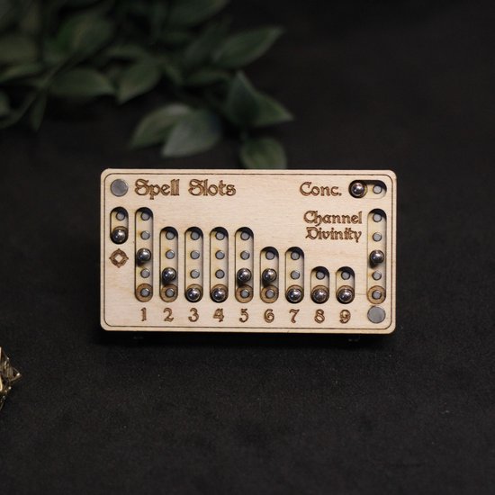 Tavarnan Gaming - Spell Slot Tracker voor Cleric class in Dungeons ...