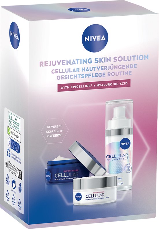 NIVEA Rejuvenating Skin Solution Skincare Set - Geschenkset- Anti-Age ...