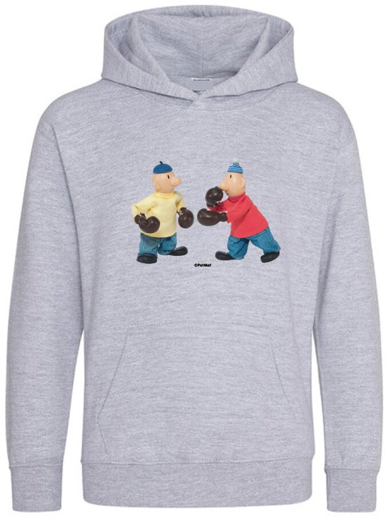 Hingly Hooded sweater Buurman & Buurman Grijs Boksen XXL | bol