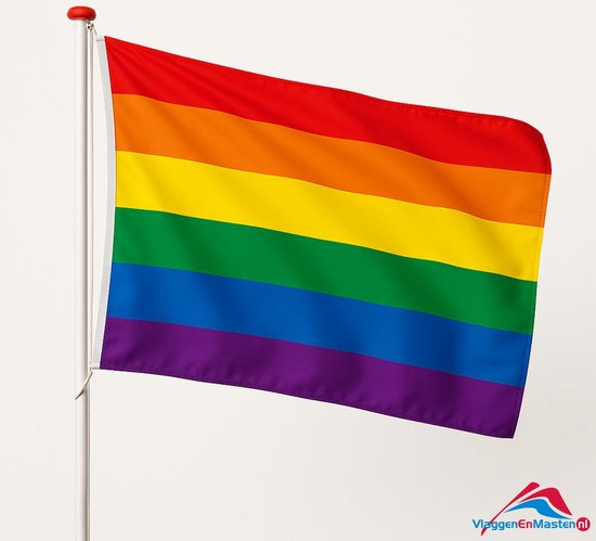 Regenboog Pride Vlag Regenboog | LGBTQIA+ | gevelvlag | Pride regenboog ...