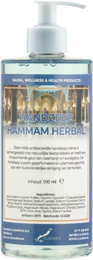 Handzeep Hammam Herbal 500 ml - met gratis pomp | bol