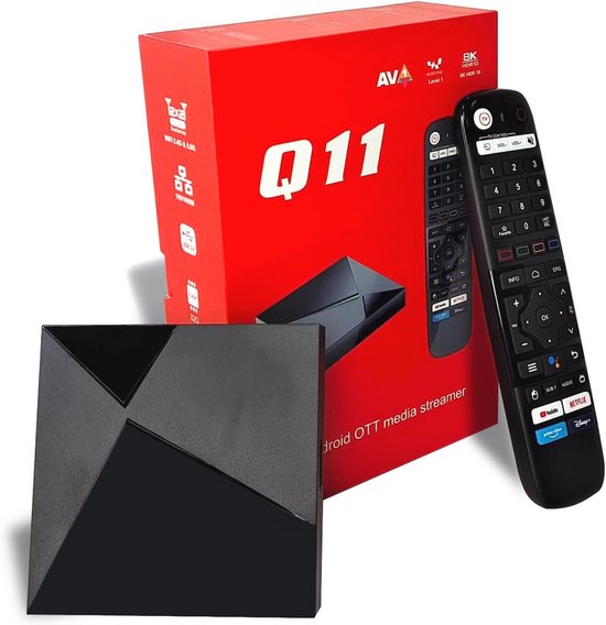 BOXPUT Q11 TV Box Amlogic S905X4 Android 11 TV Box, 4 GB RAM 32 GB ROM ...