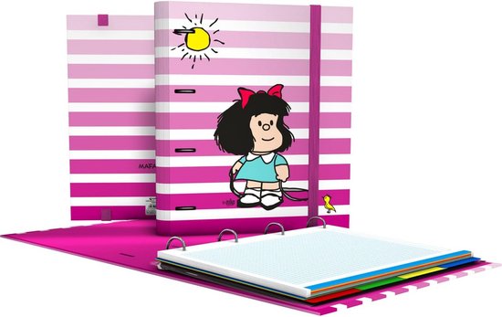 Ringband A4 met 4 Ringen en Geruite Vulling – Sterk en Ergonomisch | bol