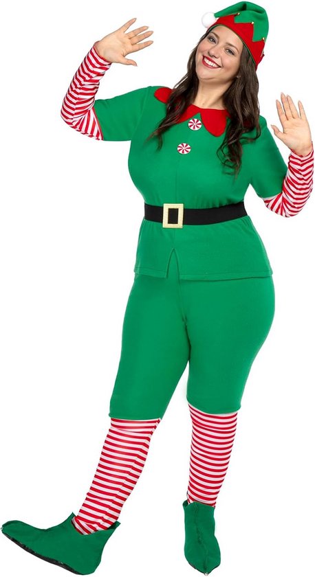 Feestelijk Elf Kostuum voor Vrouwen - Perfect voor Kerst en Carnaval | bol