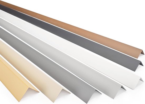 PVC Hoekprofiel voor Rand- en Hoekbescherming - 30x30 mm - 200 cm - Wit ...