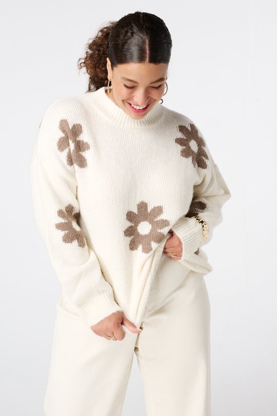 MS Mode Trui Trui met bloemen print | bol